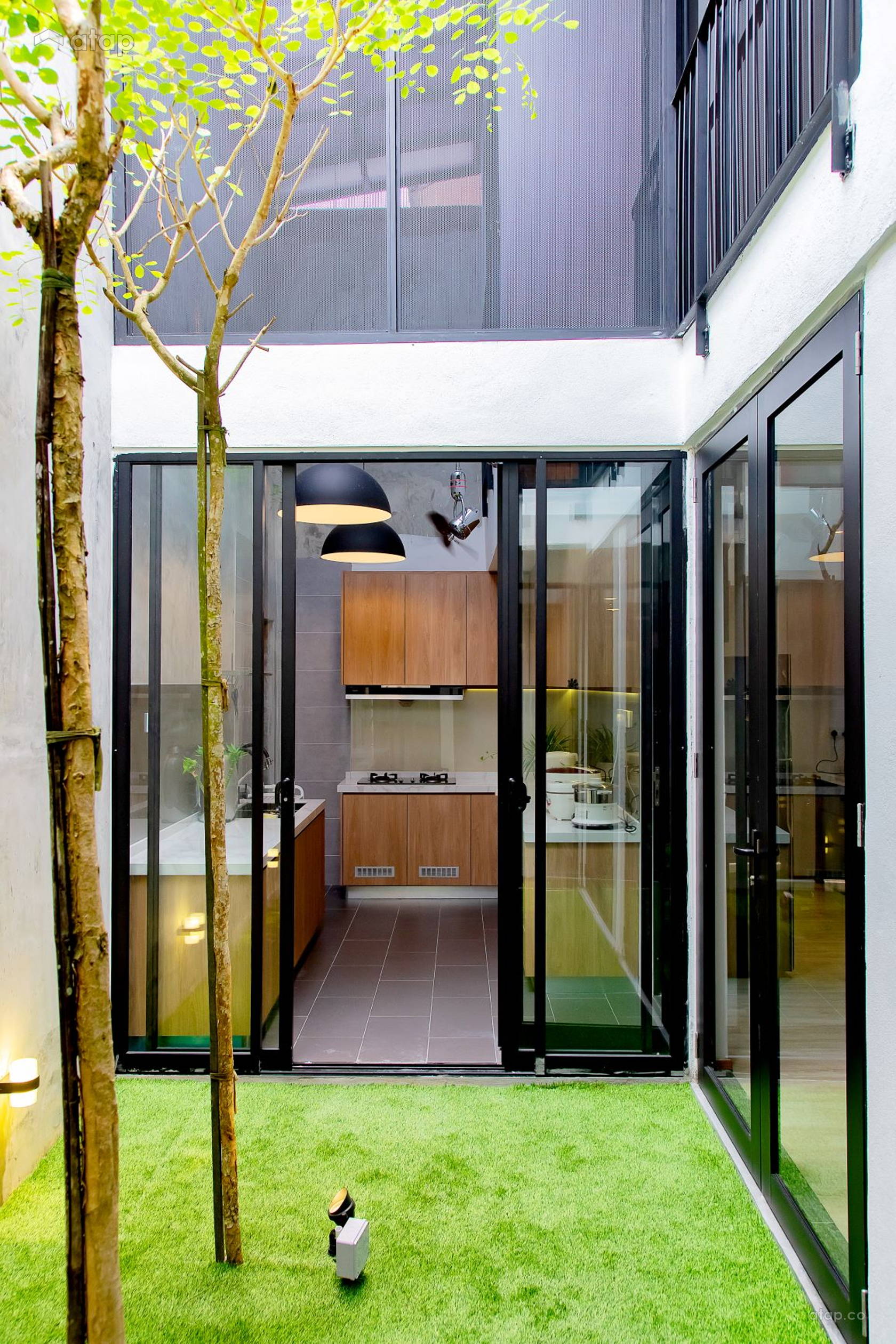 Contemporary Scandinavian Kitchen terrace design ideas & photos ...