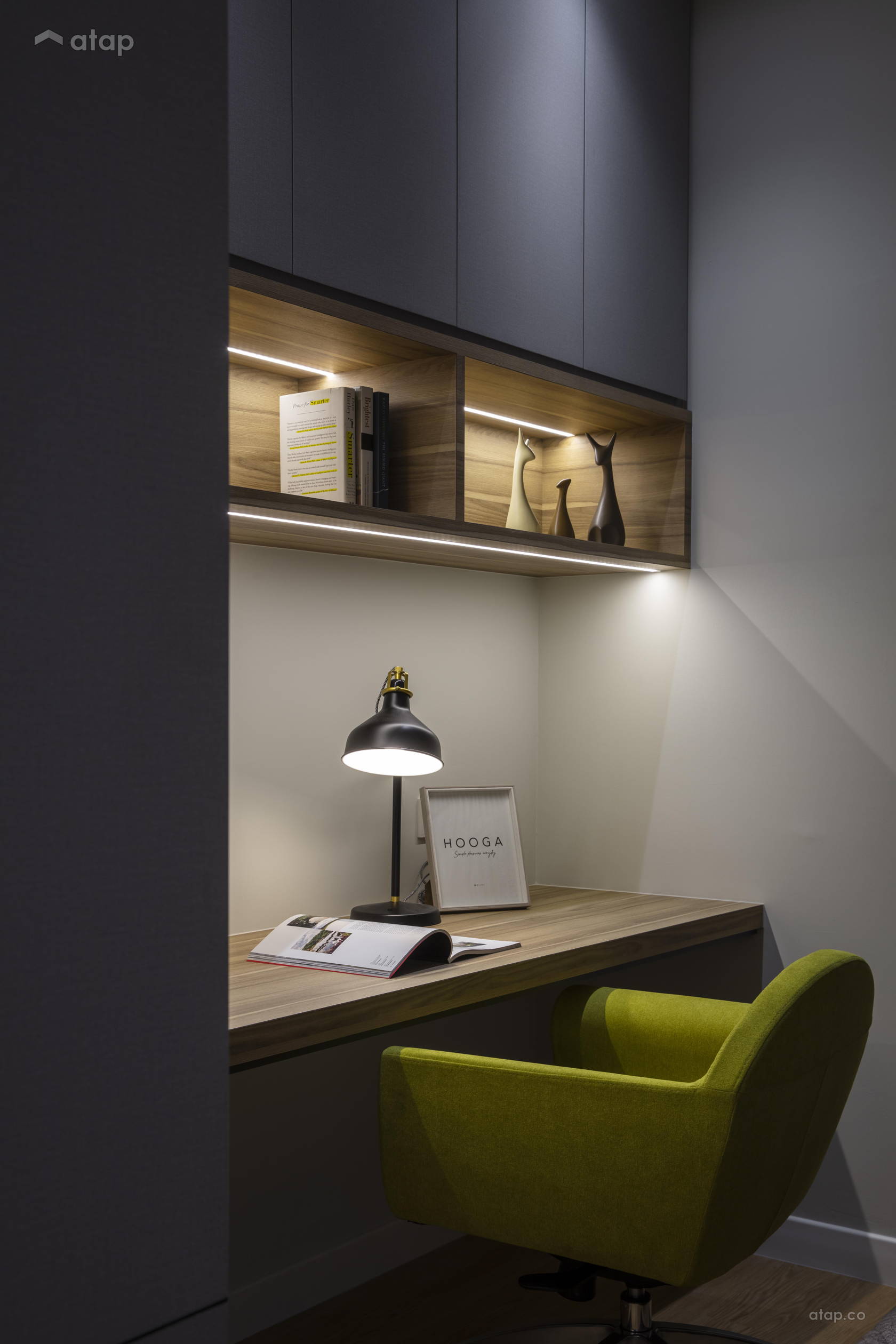 Contemporary Zen Study Room condominium design ideas & photos Malaysia ...