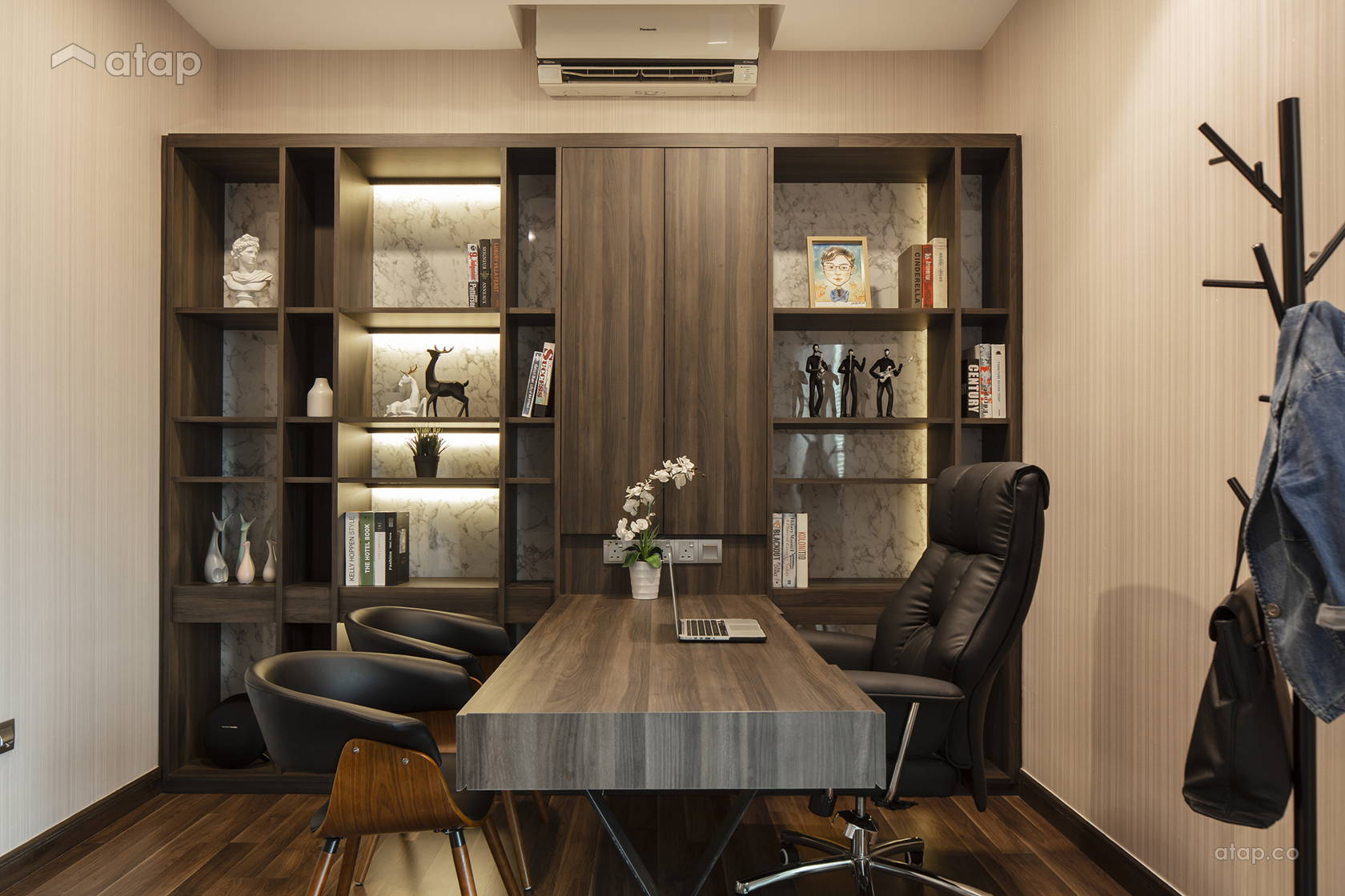 Contemporary Modern Study Room condominium design ideas & photos ...