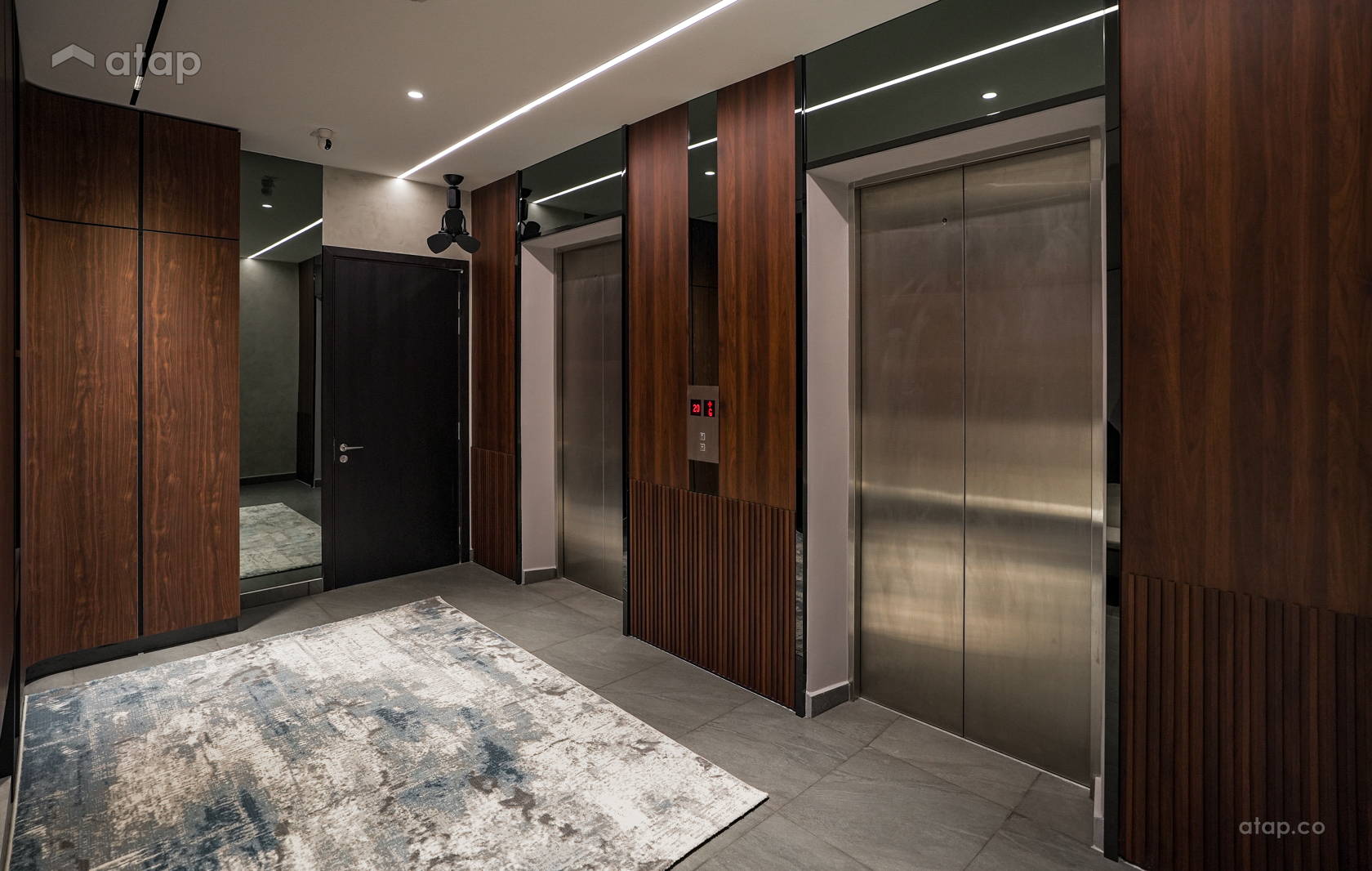 Contemporary Modern Foyer condominium design ideas & photos Malaysia ...