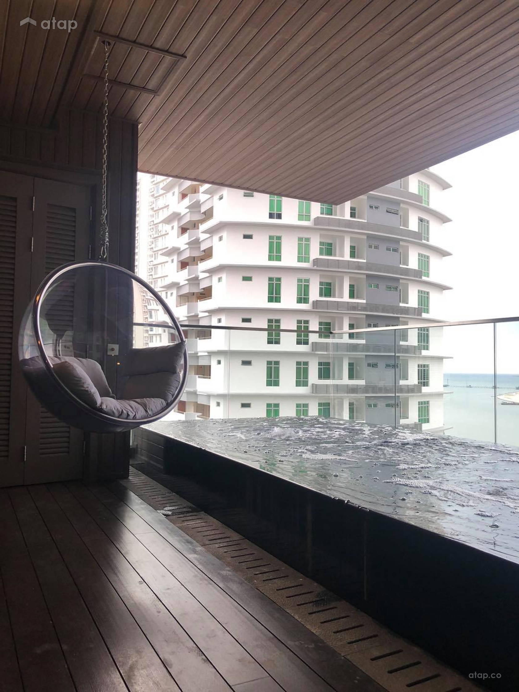 Contemporary Balcony condominium design ideas & photos Malaysia | Atap.co