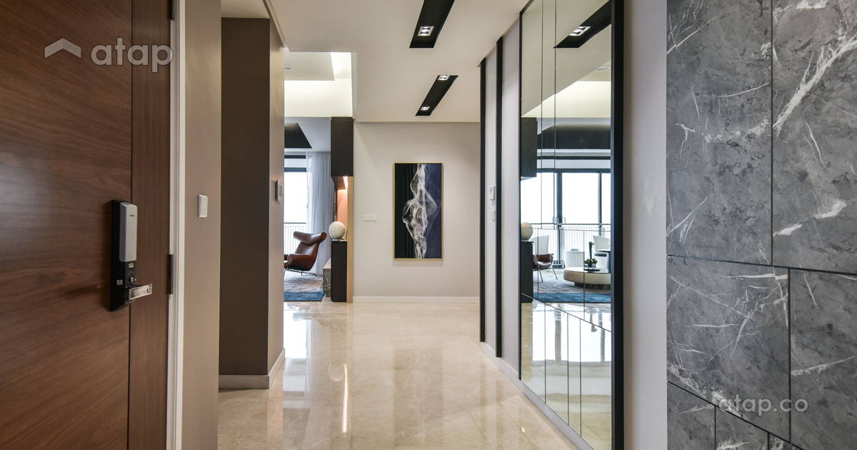 Contemporary Modern Foyer condominium design ideas & photos Malaysia ...