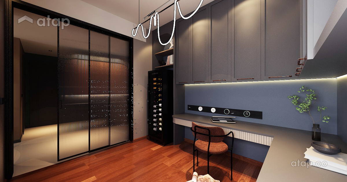 Classic Vintage Study Room condominium design ideas & photos Malaysia ...