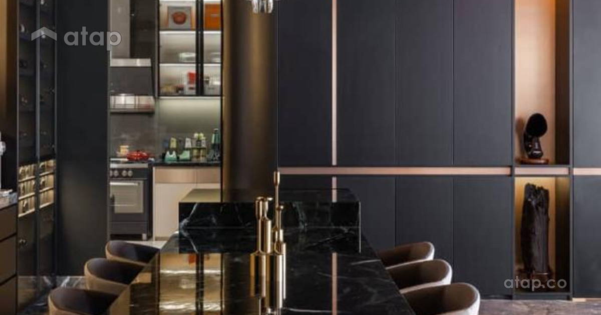 Contemporary Modern Dining Room condominium design ideas & photos ...