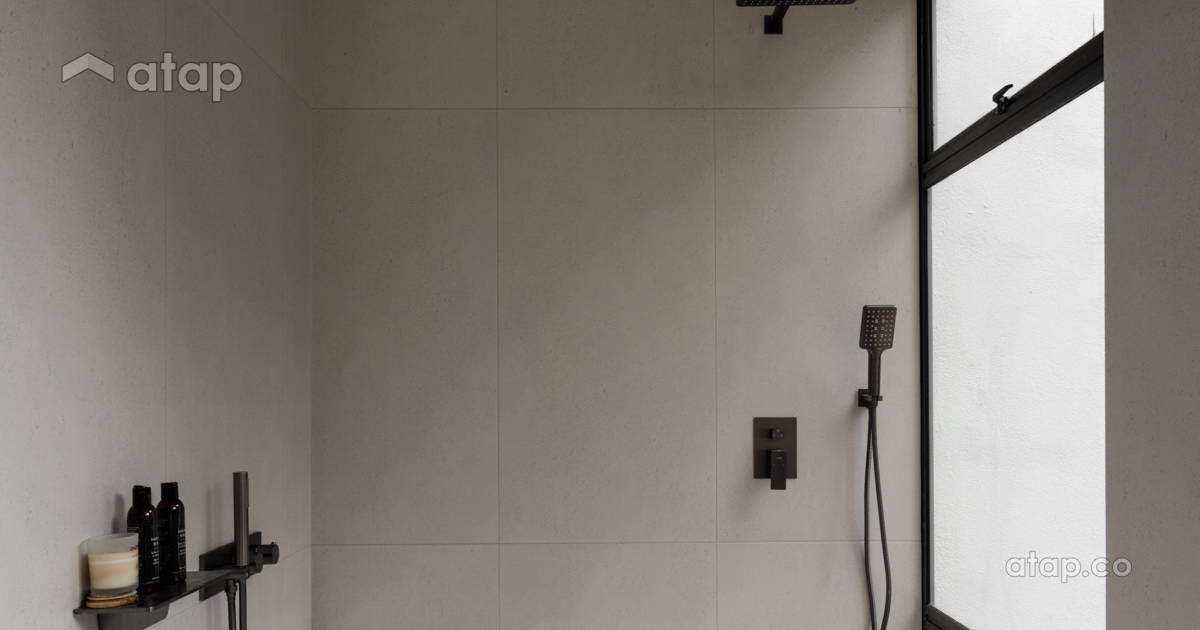 Minimalistic Modern Bathroom semi-detached design ideas & photos ...