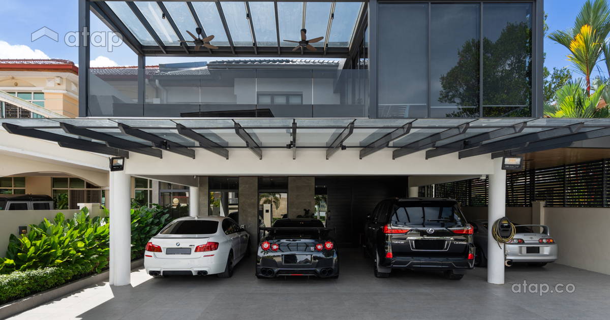 Minimalistic Modern Exterior semi-detached design ideas & photos ...