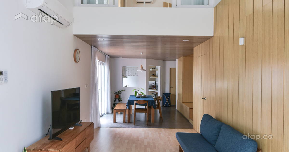 Modern Zen Living Room terrace design ideas & photos Malaysia | Atap.co