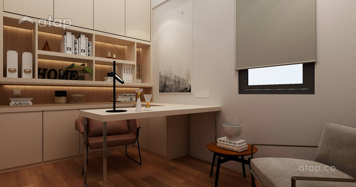 Contemporary Modern Study Room condominium design ideas & photos ...