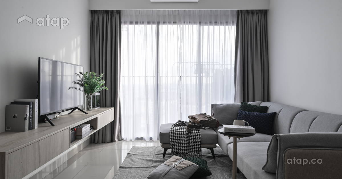 Minimalistic Modern Living Room condominium design ideas & photos ...