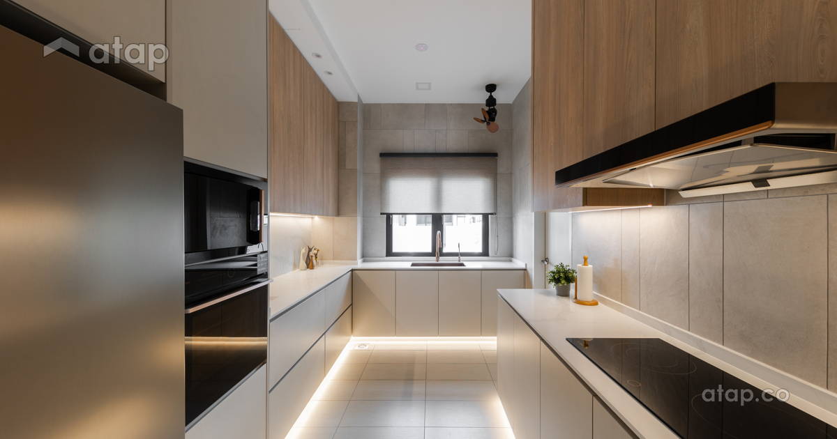 Classic Minimalistic Kitchen semi-detached design ideas & photos ...