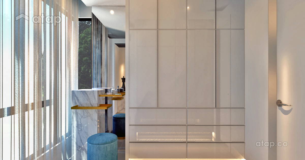 Classic Modern Foyer condominium design ideas & photos Malaysia | Atap.co