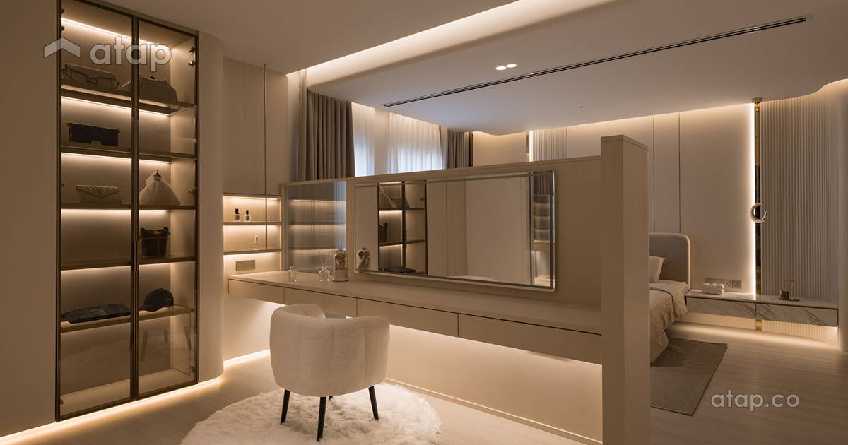 Modern Zen Bedroom terrace design ideas & photos Malaysia | Atap.co