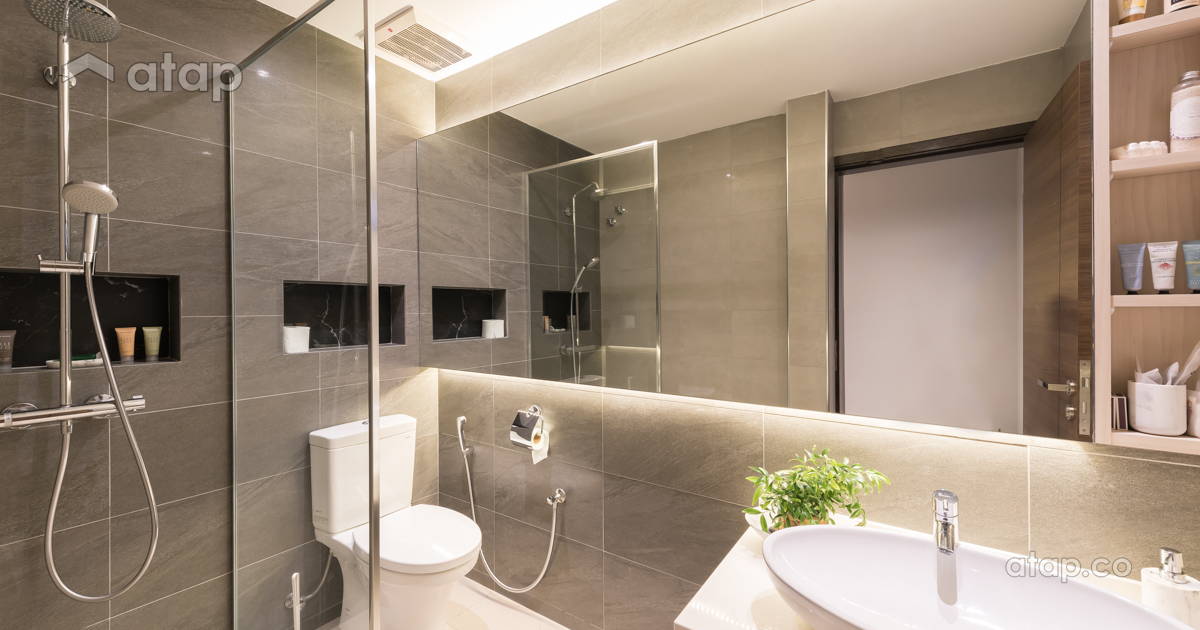 Contemporary Minimalistic Bathroom terrace design ideas & photos ...