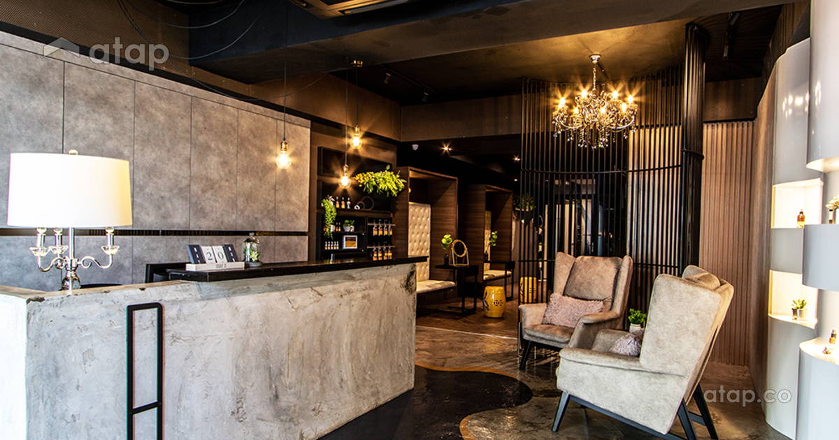 Modern Rustic Retail shophouse design ideas & photos Malaysia | Atap.co