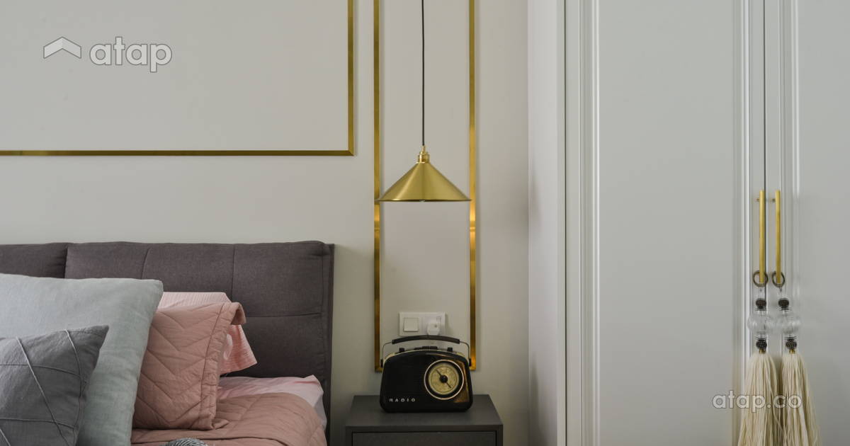 Classic Modern Bedroom condominium design ideas & photos Malaysia | Atap.co