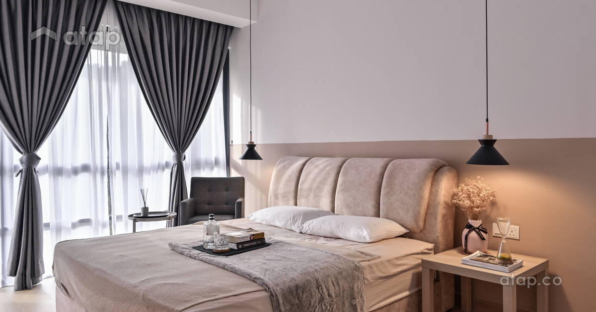 Scandinavian Zen Bedroom condominium design ideas & photos Malaysia ...