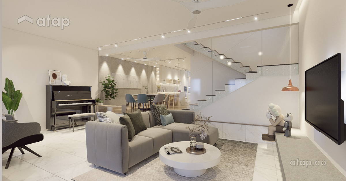 TTDI Double Storey Terrace architectural & interior design renovation ...