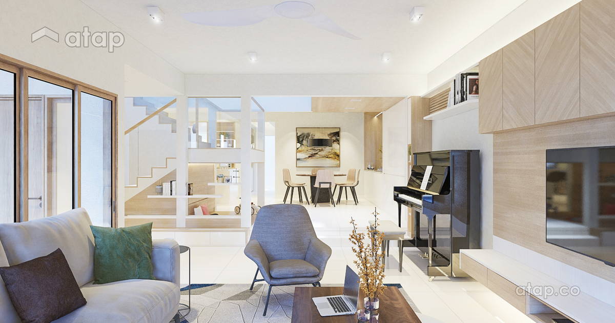 TTDI Double Storey Terrace architectural & interior design renovation ...