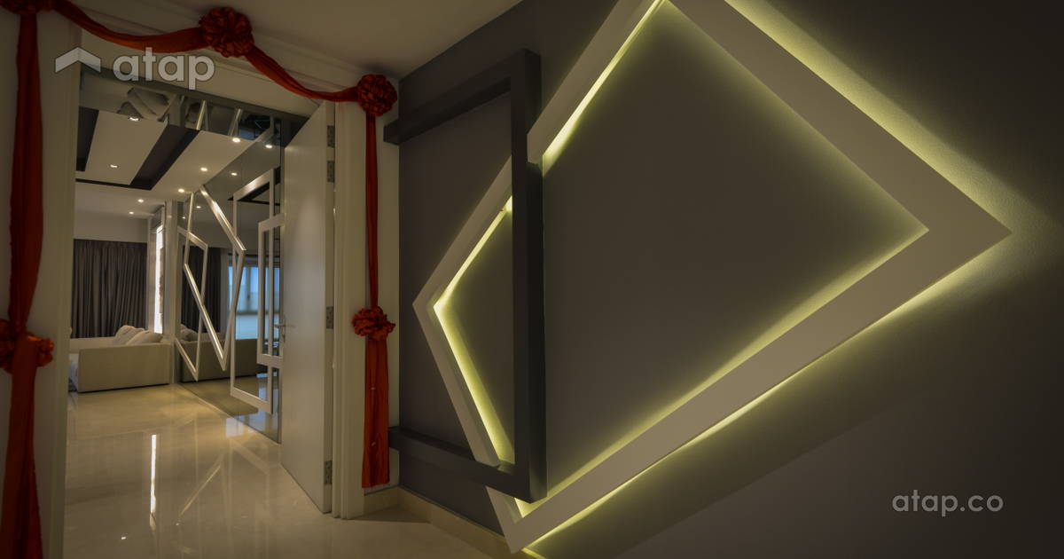 Contemporary Modern Foyer condominium design ideas & photos Malaysia ...