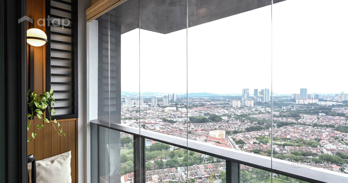 Contemporary Balcony condominium design ideas & photos Malaysia | Atap.co
