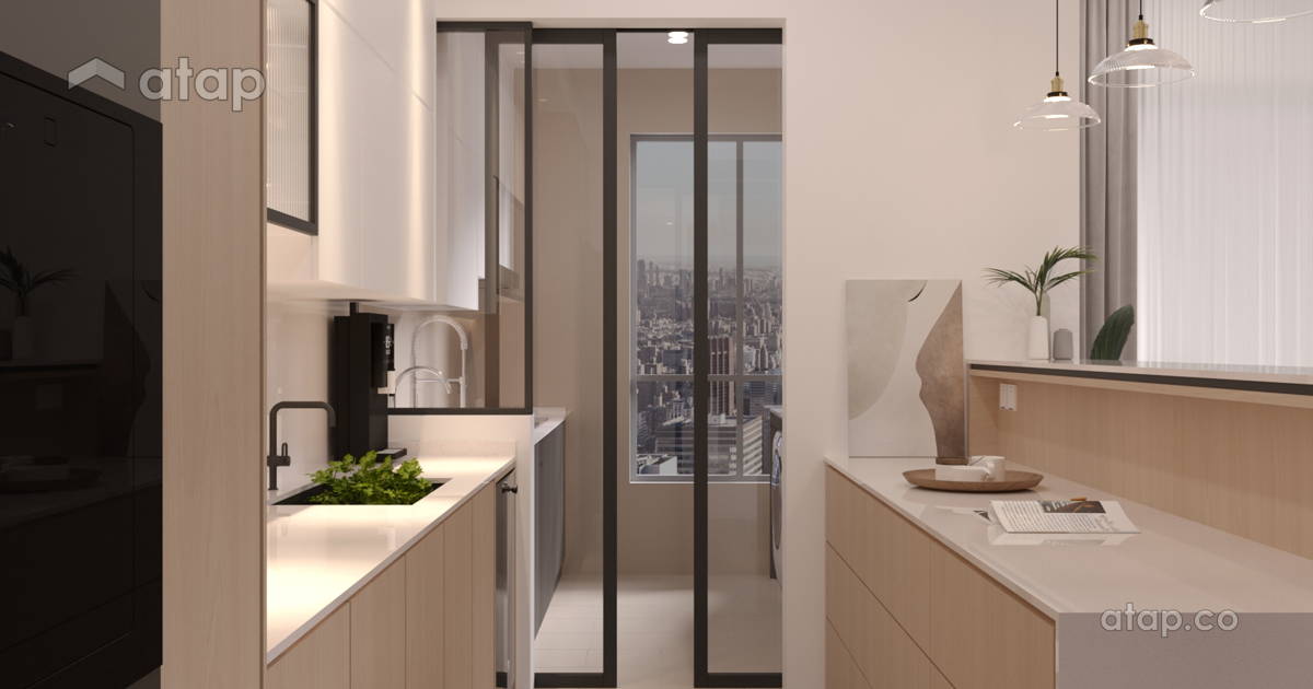 Contemporary Modern Kitchen apartment design ideas & photos Malaysia ...