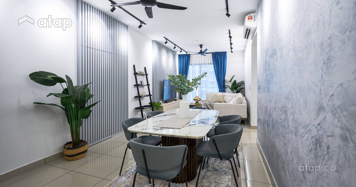 Contemporary Blue Cascade interior design renovation ideas, photos and price in Malaysia | Atap.co