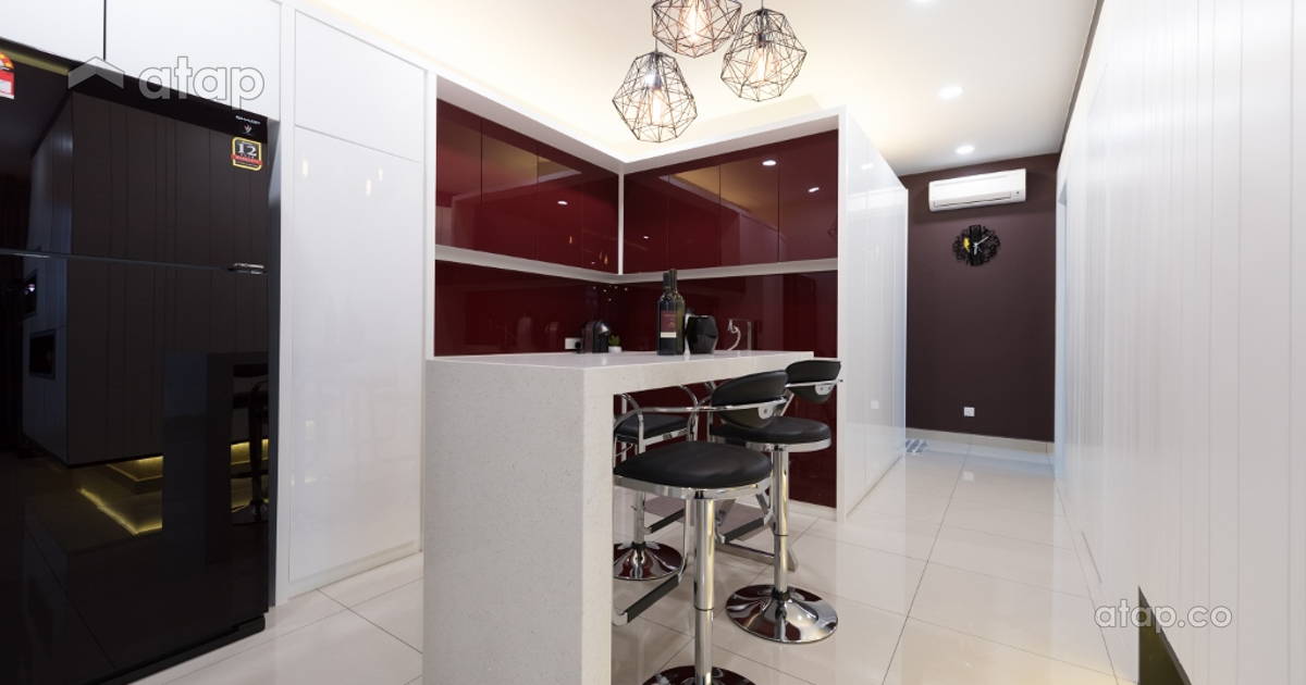 Contemporary Modern Kitchen semi-detached design ideas & photos ...