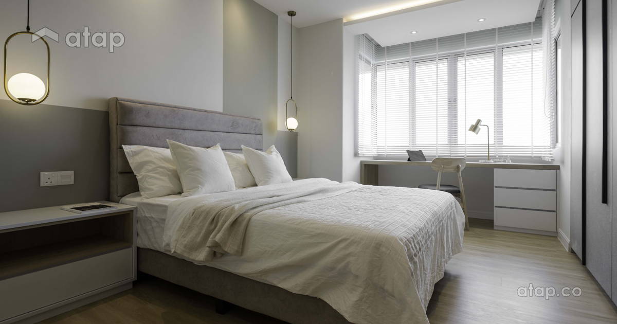 Classic Zen Bedroom condominium design ideas & photos Malaysia | Atap.co