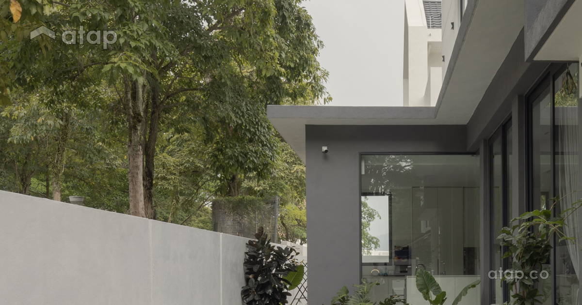 Minimalistic Modern Garden semi-detached design ideas & photos Malaysia ...