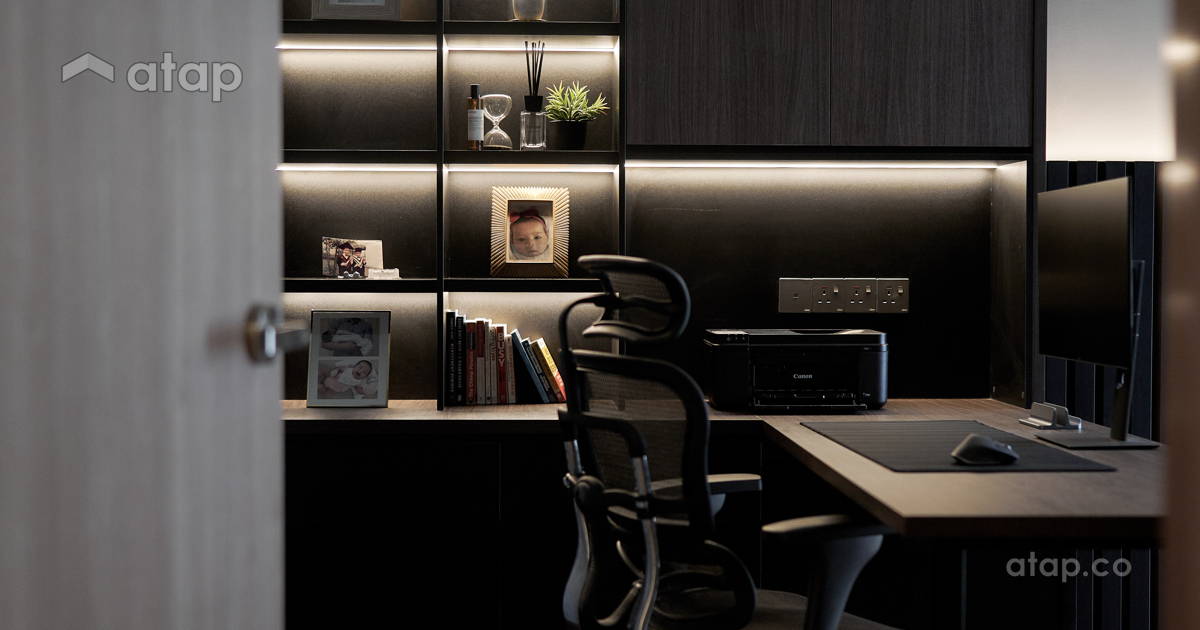 Modern Study Room terrace design ideas & photos Malaysia | Atap.co