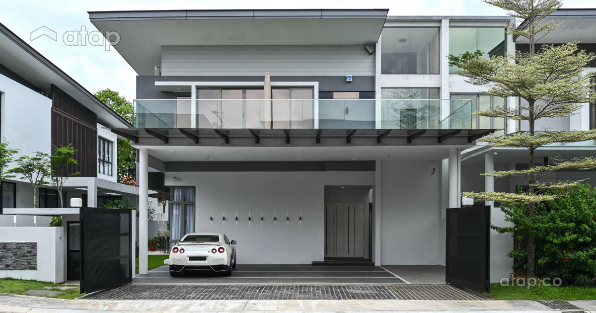 Contemporary Modern Exterior semi-detached design ideas & photos ...