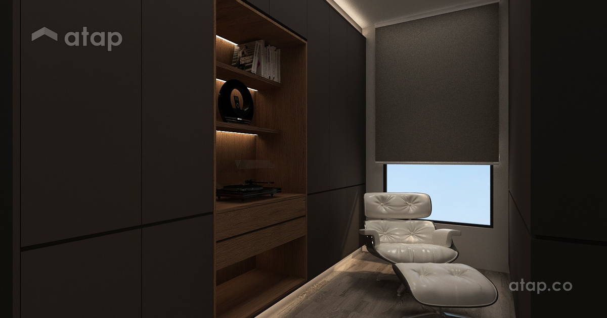 Modern Family Room Study Room condominium @ Henna Residence | K&J ...