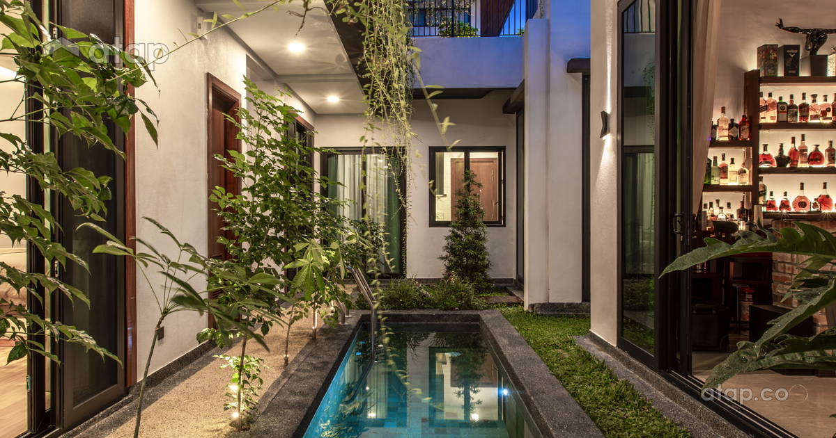 Modern Zen Garden terrace design ideas & photos Malaysia | Atap.co