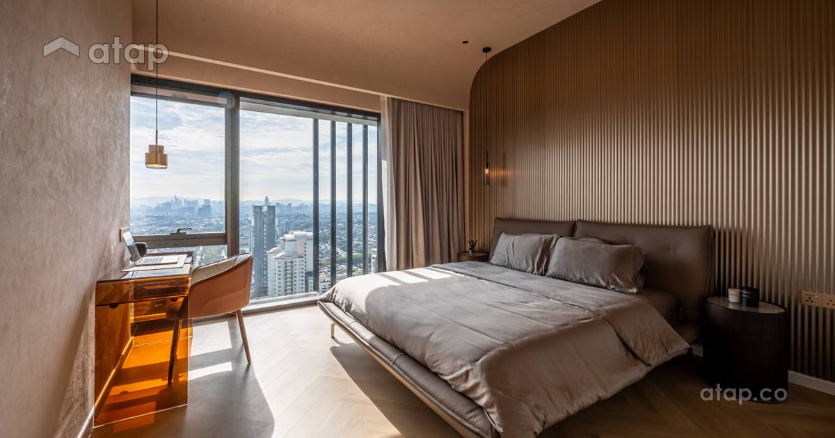 Minimalistic Modern Bedroom condominium design ideas & photos Malaysia ...