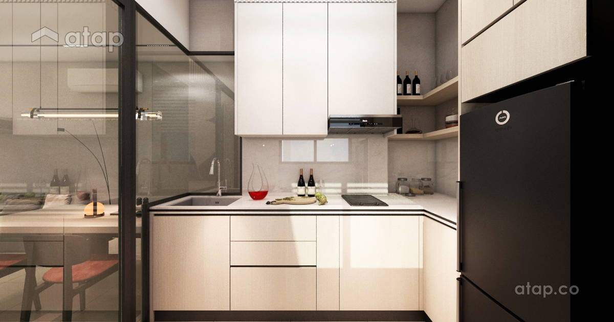 Minimalistic Modern Kitchen condominium design ideas & photos Malaysia ...