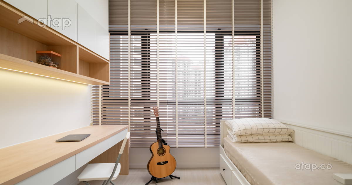 Minimalistic Zen Study Room condominium design ideas & photos Malaysia ...