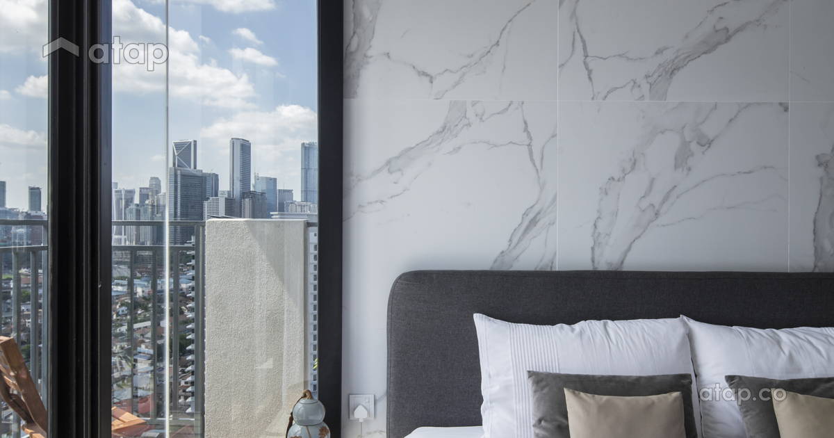 Minimalistic Scandinavian Bedroom condominium design ideas & photos ...