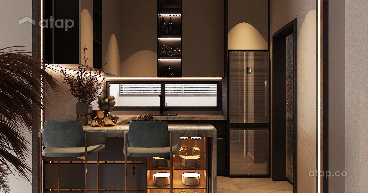 Contemporary Modern Kitchen condominium design ideas & photos Malaysia ...