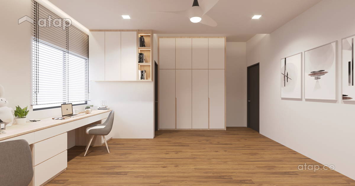 Minimalistic Modern Bedroom Study Room terrace design ideas & photos ...