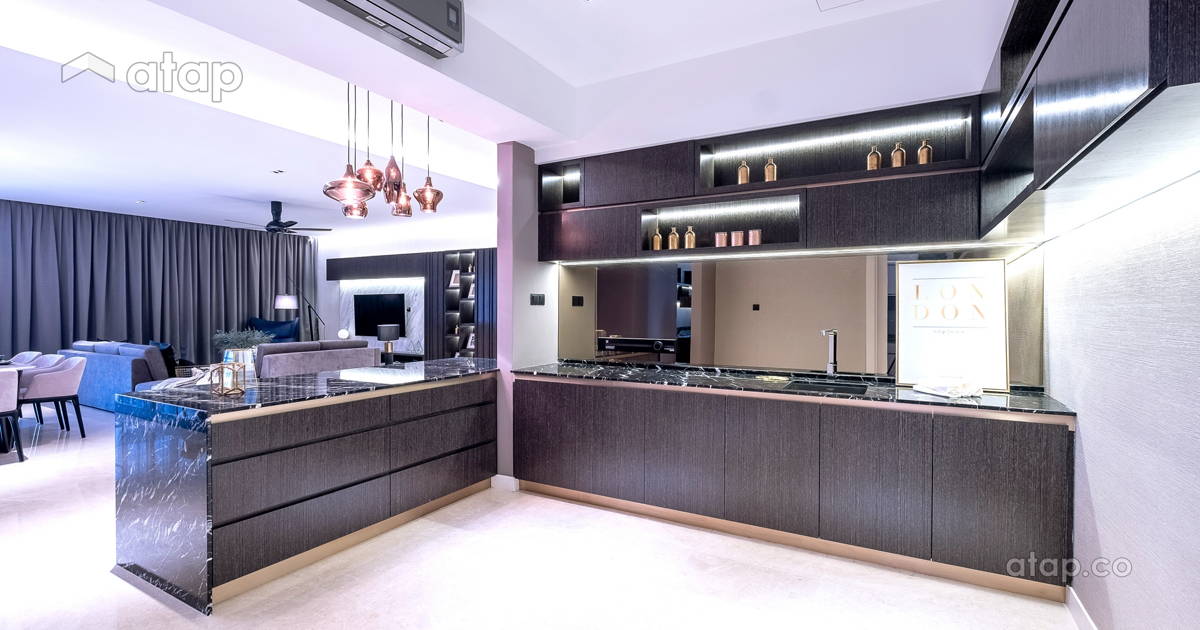 Modern Zen Kitchen condominium design ideas & photos Malaysia | Atap.co