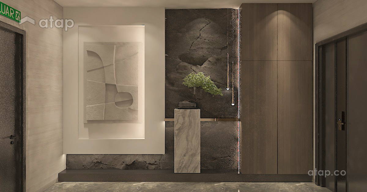 Contemporary Foyer condominium design ideas & photos Malaysia | Atap.co