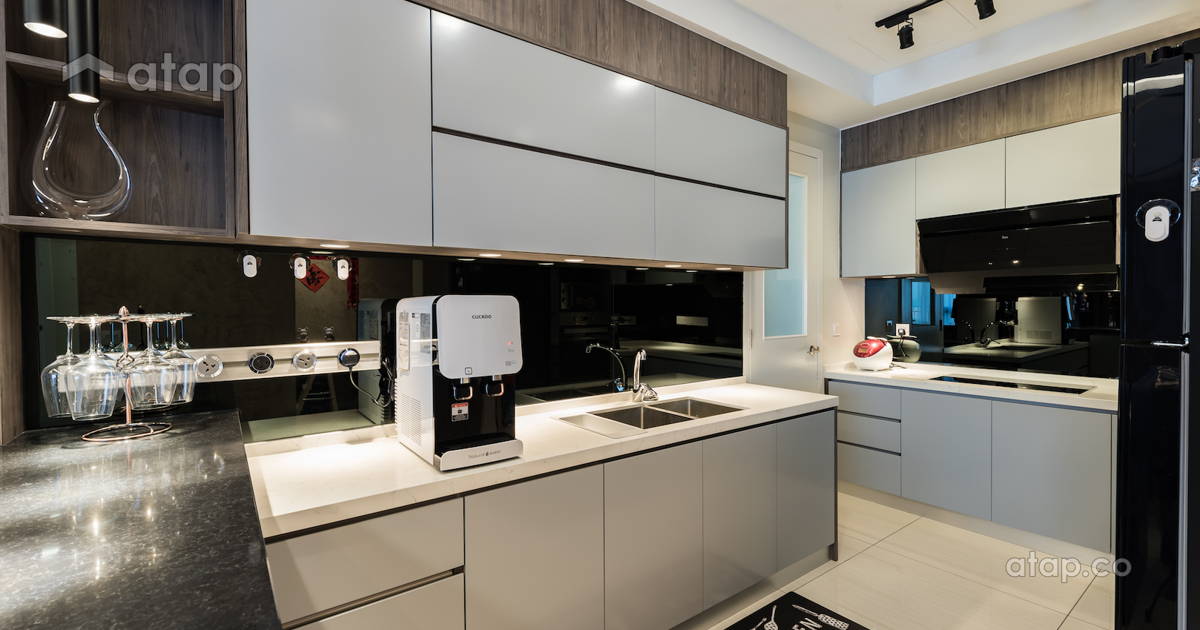 Modern Kitchen condominium design ideas & photos Malaysia | Atap.co