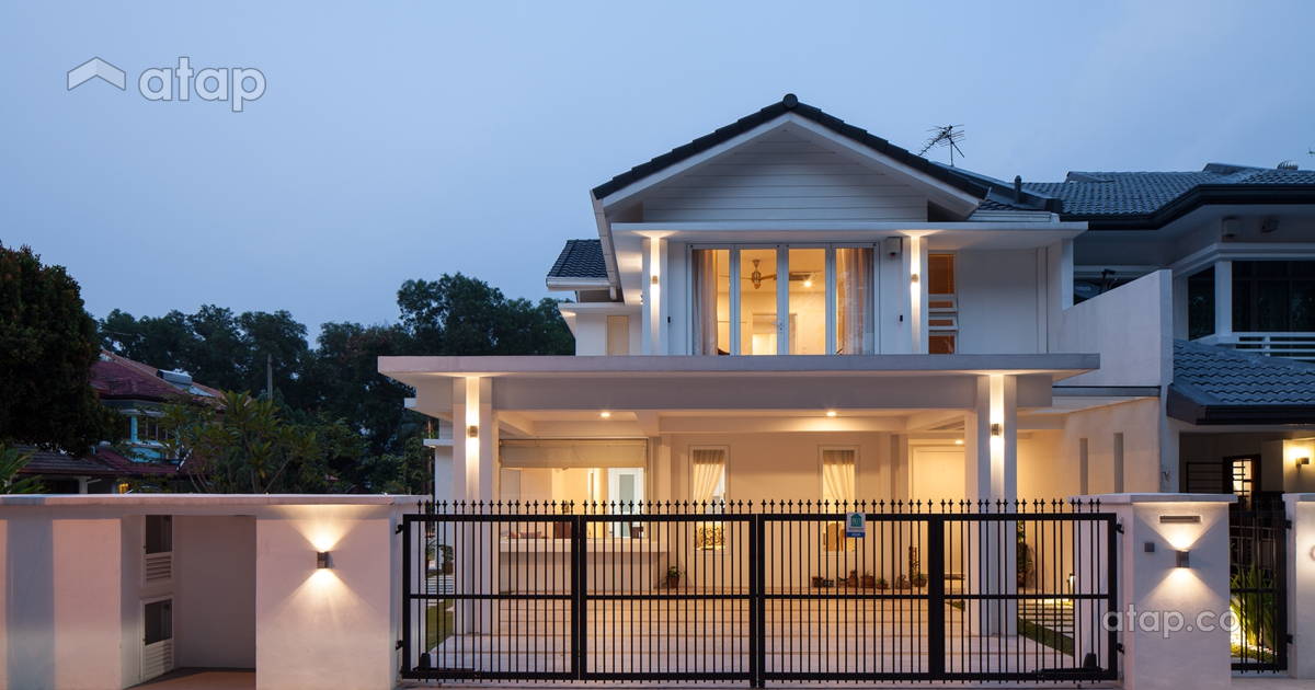 Asian Modern Exterior terrace design ideas & photos Malaysia | Atap.co