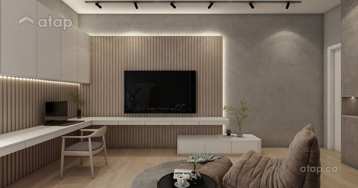 Modern Zen Study Room semi-detached design ideas & photos Malaysia ...