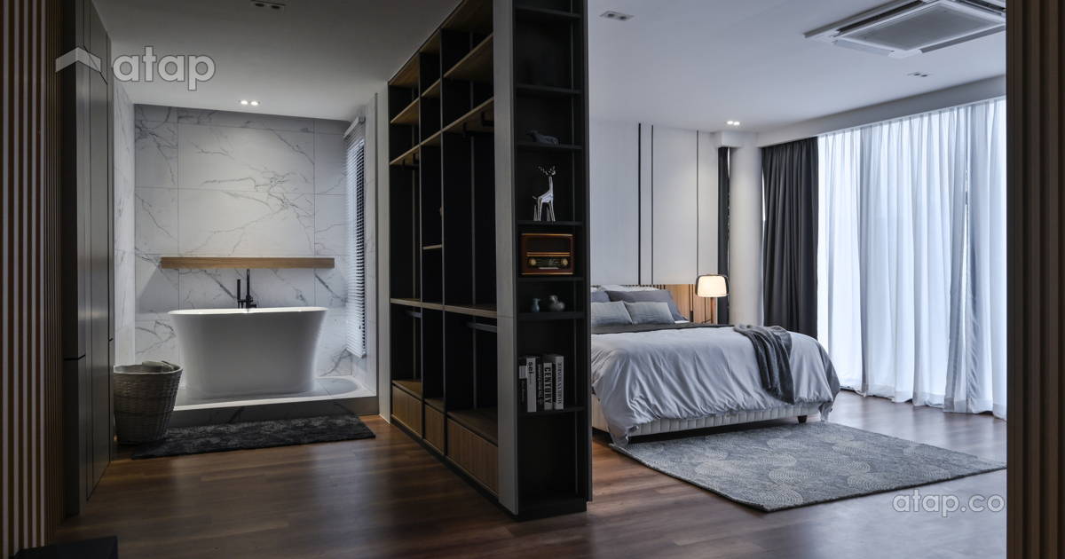 Modern Zen Bedroom terrace design ideas & photos Malaysia | Atap.co
