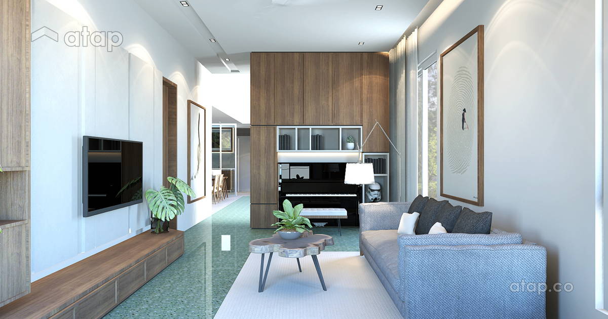 Contemporary Modern Living Room terrace design ideas & photos Malaysia ...