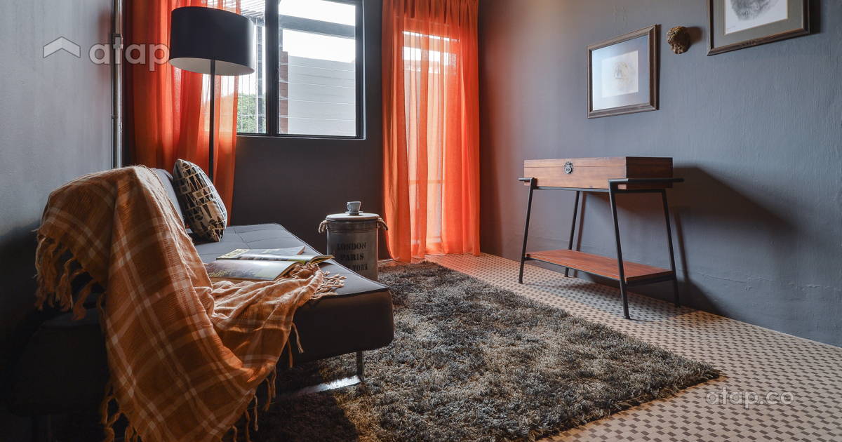 Asian Vintage Family Room semi-detached design ideas & photos Malaysia ...