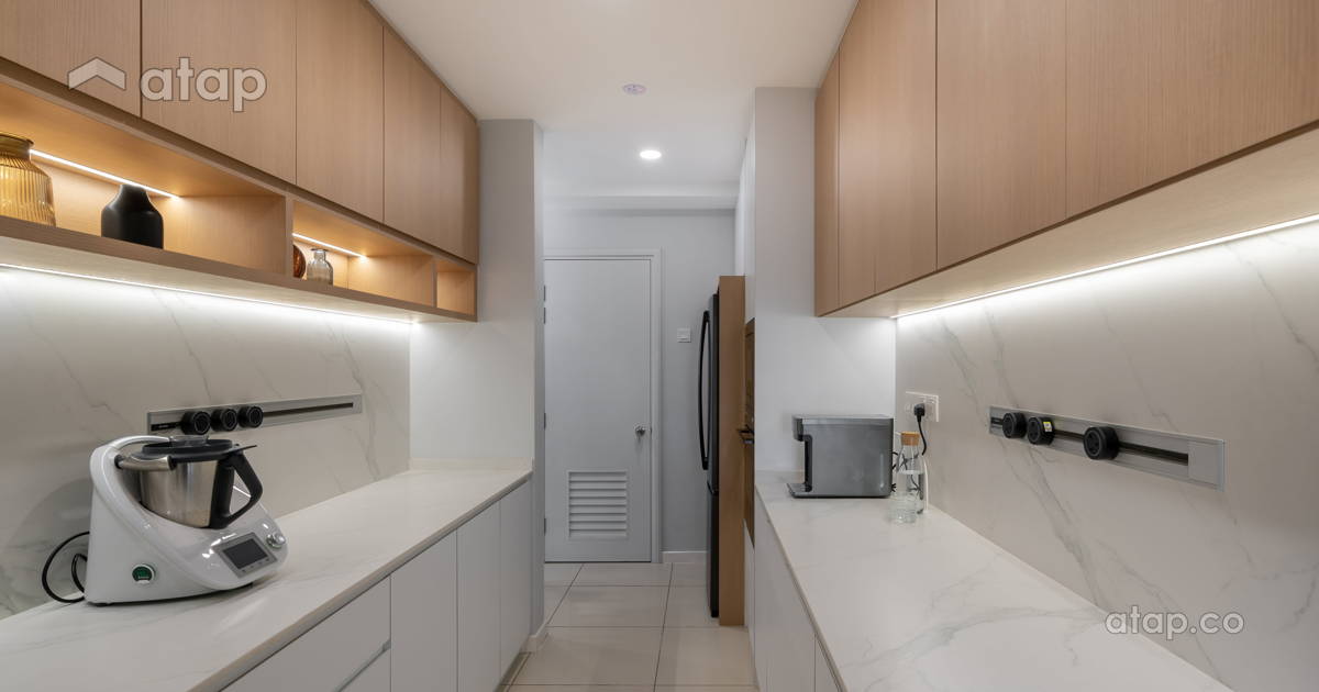 Minimalistic Kitchen condominium design ideas & photos Malaysia | Atap.co