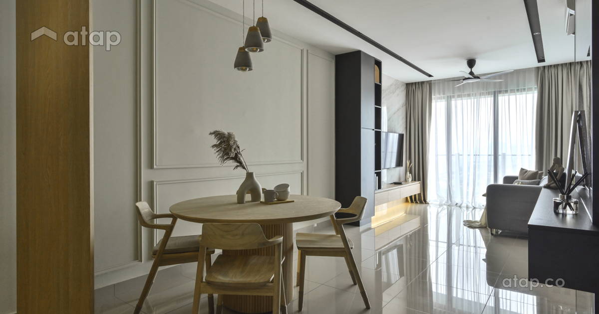 Contemporary Modern Dining Room condominium design ideas & photos Malaysia | Atap.co