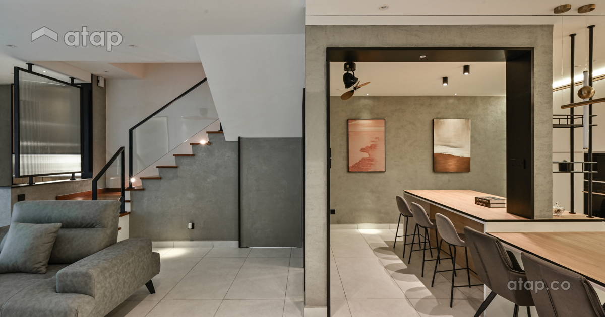 Contemporary Modern Dining Room Kitchen terrace design ideas & photos ...